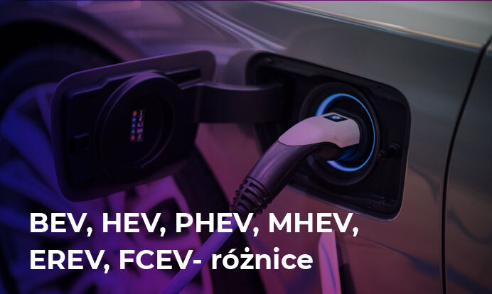 BEV, HEV, PHEV, MHEV, EREV, FCEV - czym się różnią? - AmperGo.pl